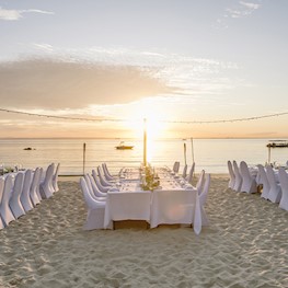 Beach wedding venue photo gallery | Tangalooma Island Resort