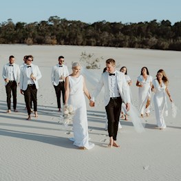 Beach wedding venue photo gallery | Tangalooma Island Resort