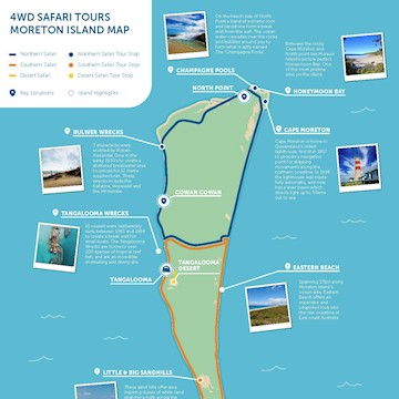 Tangalooma Island Resort Maps & Moreton Island Maps
