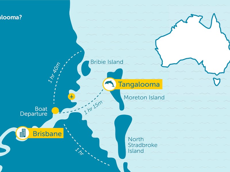 Tangalooma Island Resort Maps & Moreton Island Maps